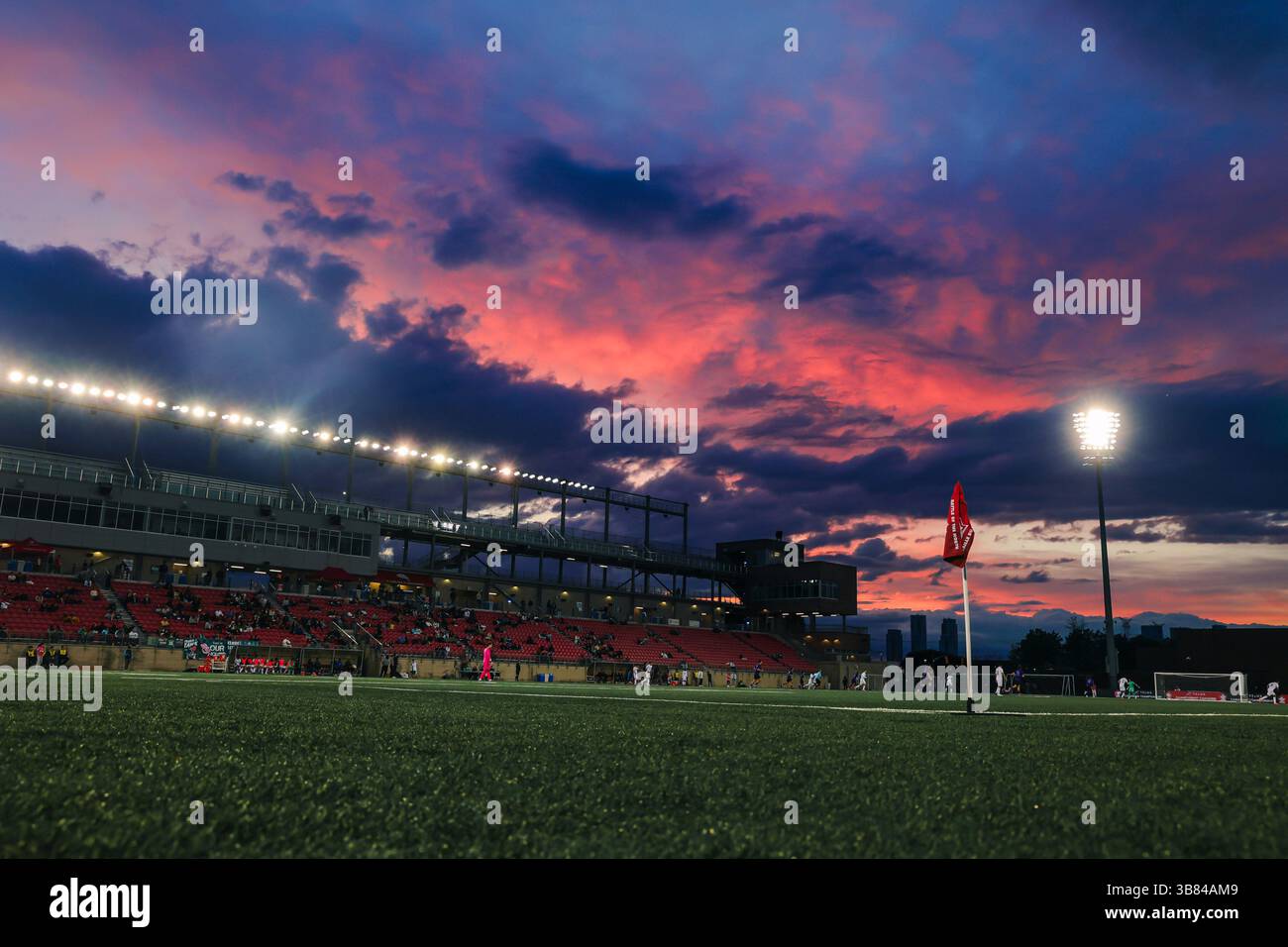 Toronto, Canada, May 6th 2025: York Lions Stadium during the Canadian ...