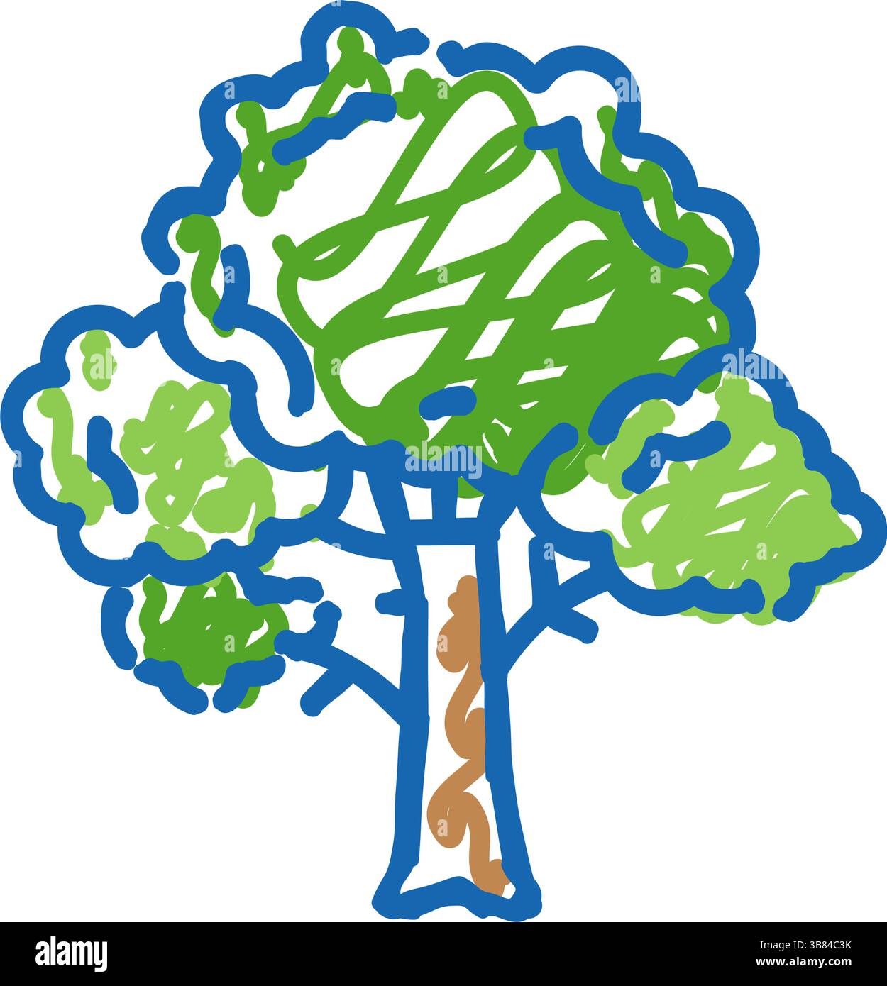 tree wood timber icon doodle illustration Stock Vector Image & Art - Alamy