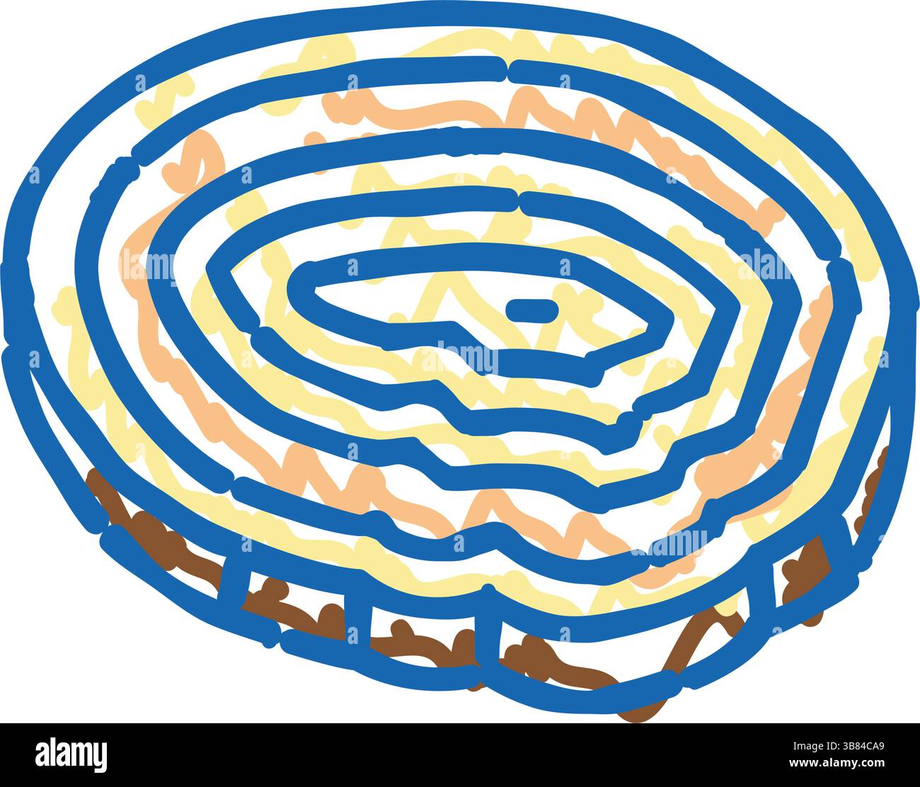 Wood saw cut piece Stock Vector Images - Alamy