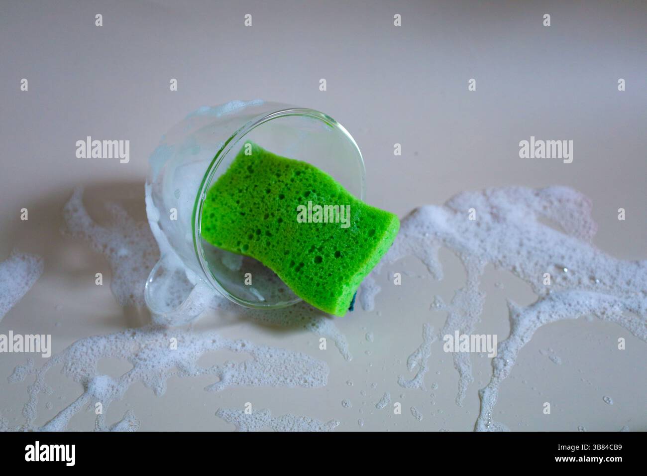 Foam sponge for washing dishes Stock Photo - Alamy