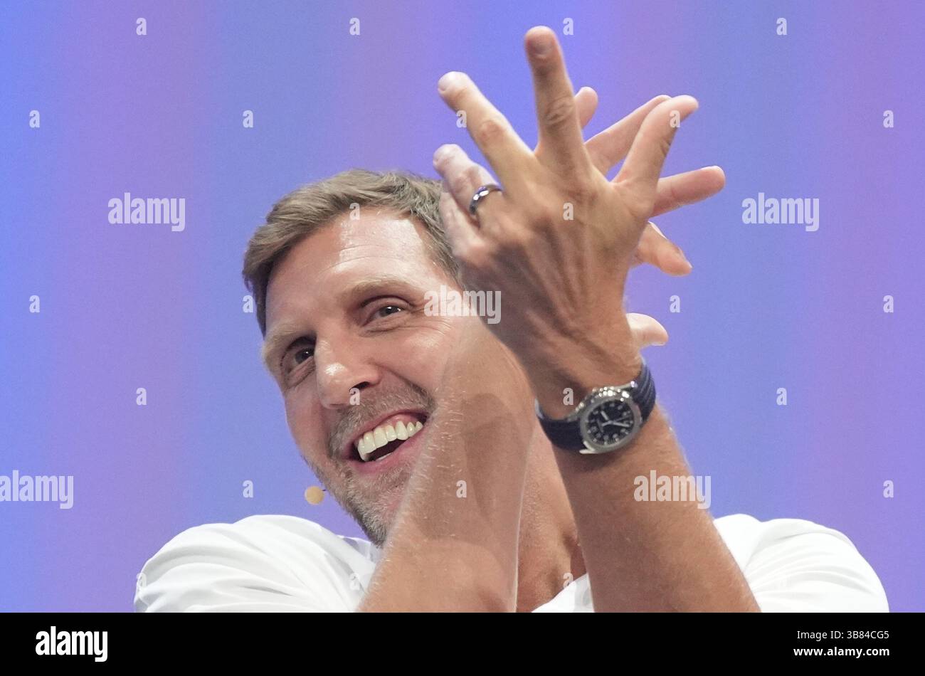 Hamburg, Germany. 07th May, 2025. Dirk Nowitzki, former NBA basketball ...