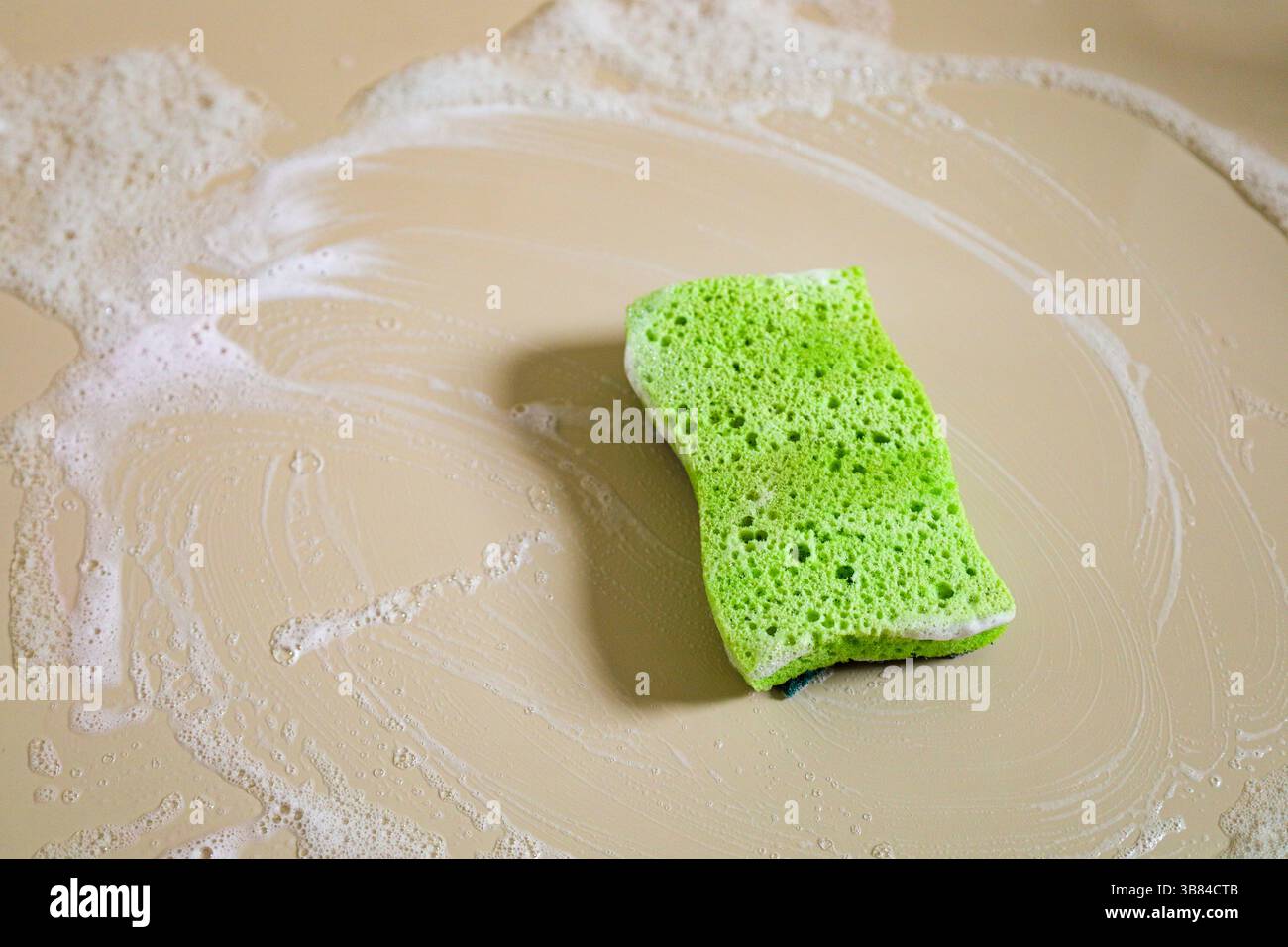 Foam sponge for washing dishes Stock Photo - Alamy