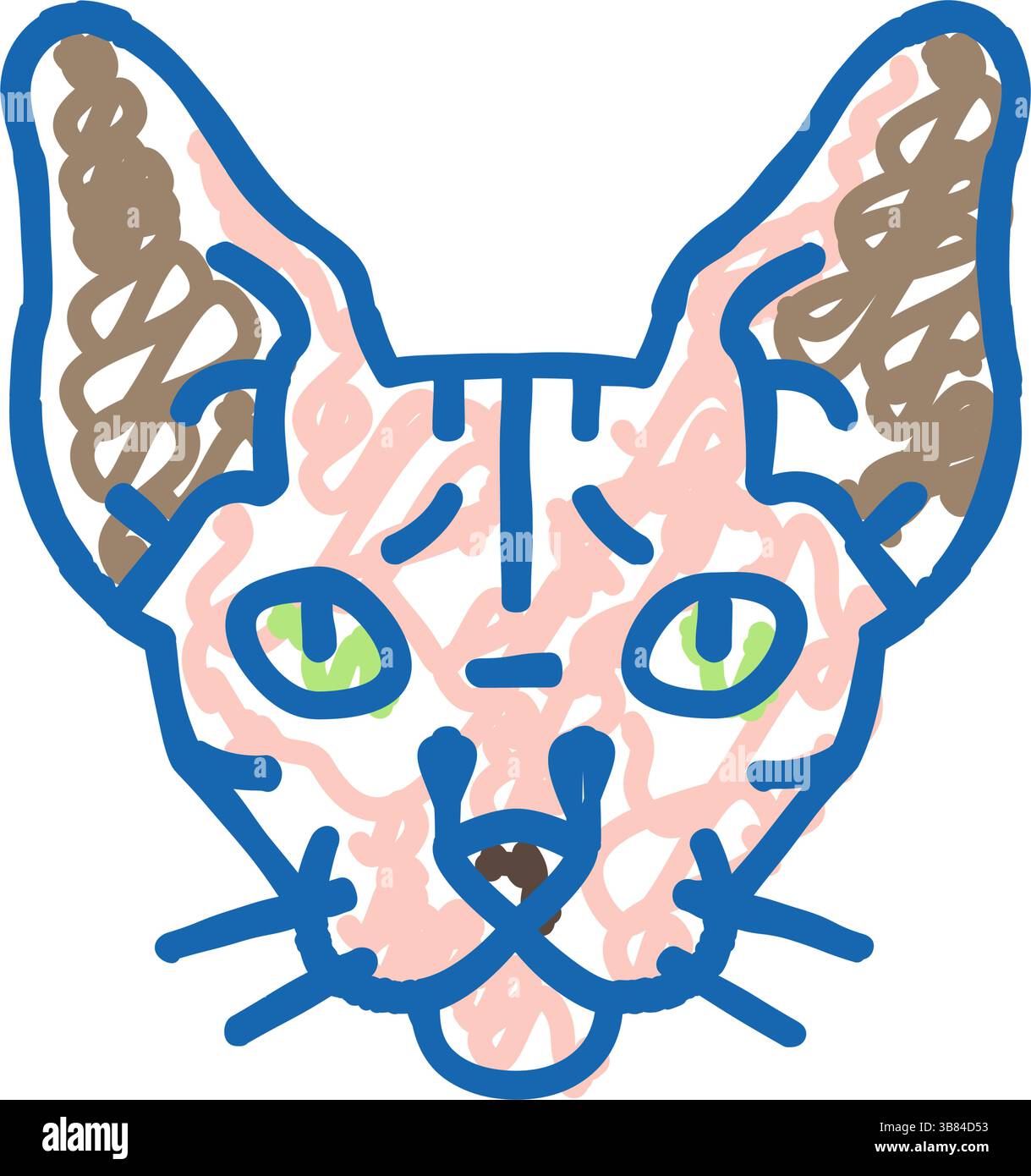 Sphynx cat funny Stock Vector Images - Alamy