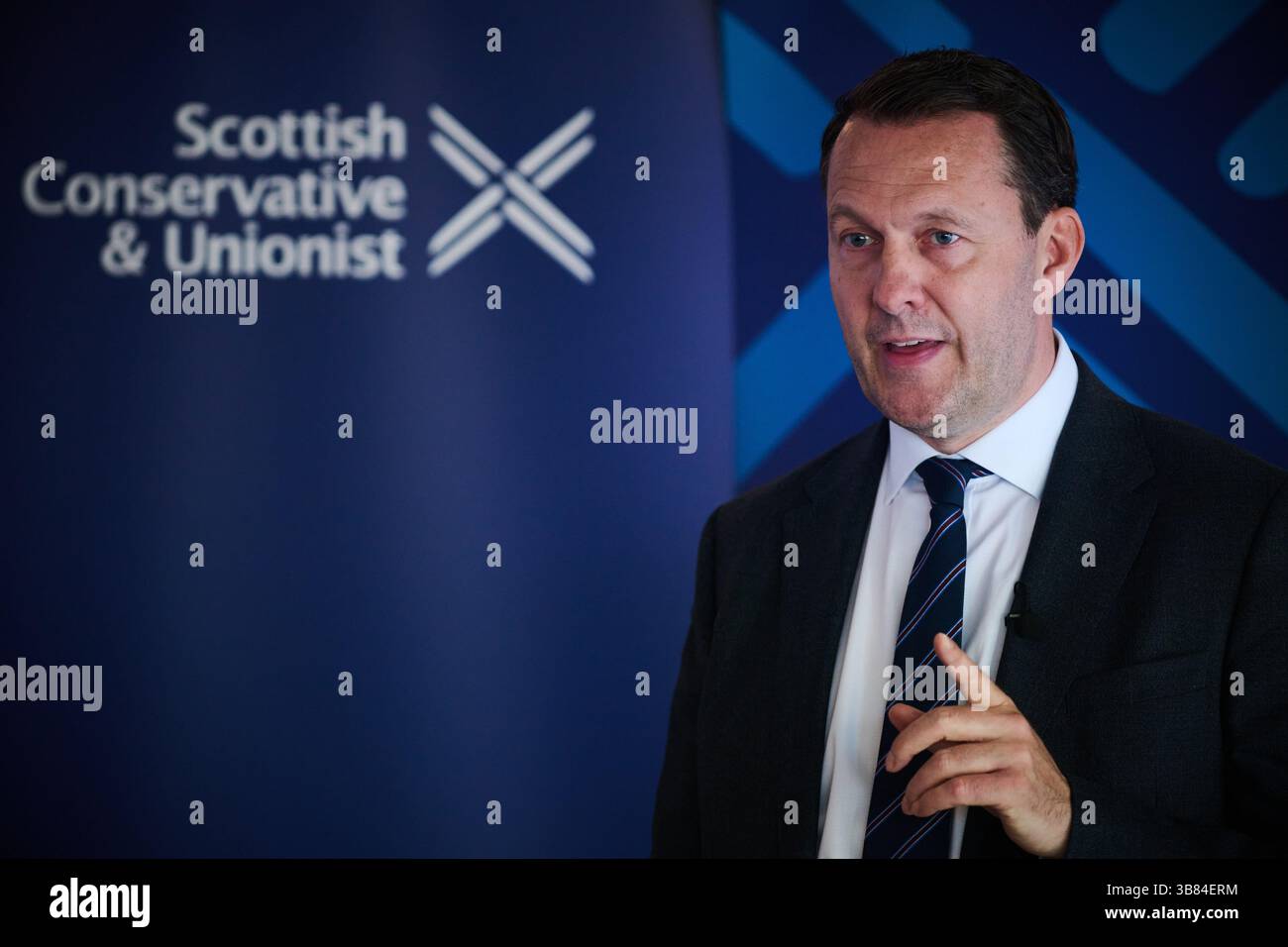 Edinburgh Scotland, UK 07 May 2025. Scottish Conservative leader ...