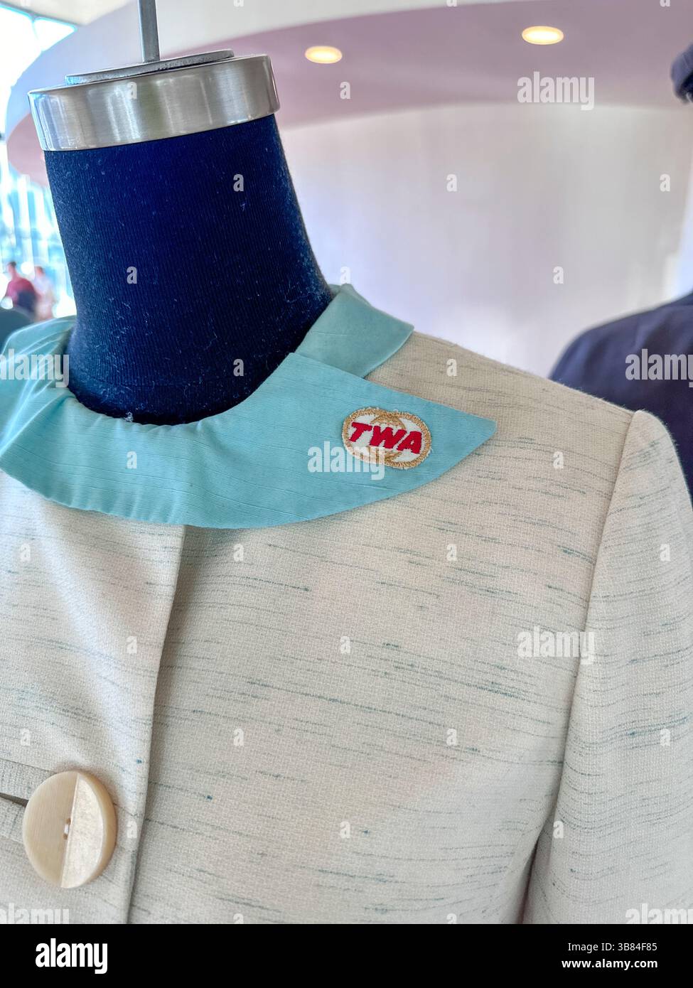 TWA uniform fashion exhibit on display at the TWA Hotel at JFK ...