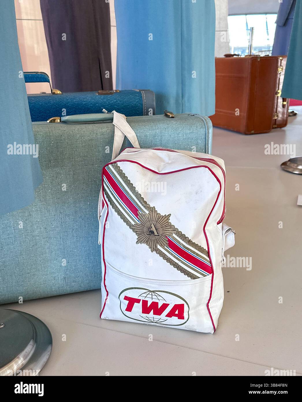 TWA uniform fashion exhibit on display at the TWA Hotel at JFK ...