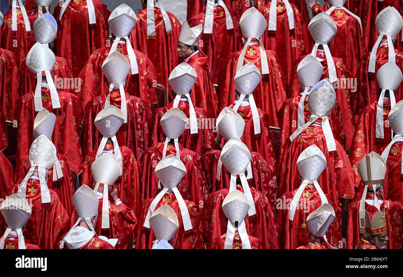 Rom, Vatikan 26.04.2025 Beerdigung Papst Franziskus: Schmuckbild ...