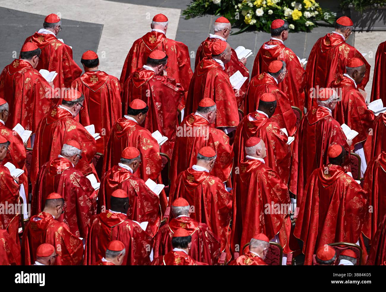 Rom, Vatikan 26.04.2025 Beerdigung Papst Franziskus: Kardinael bei der ...