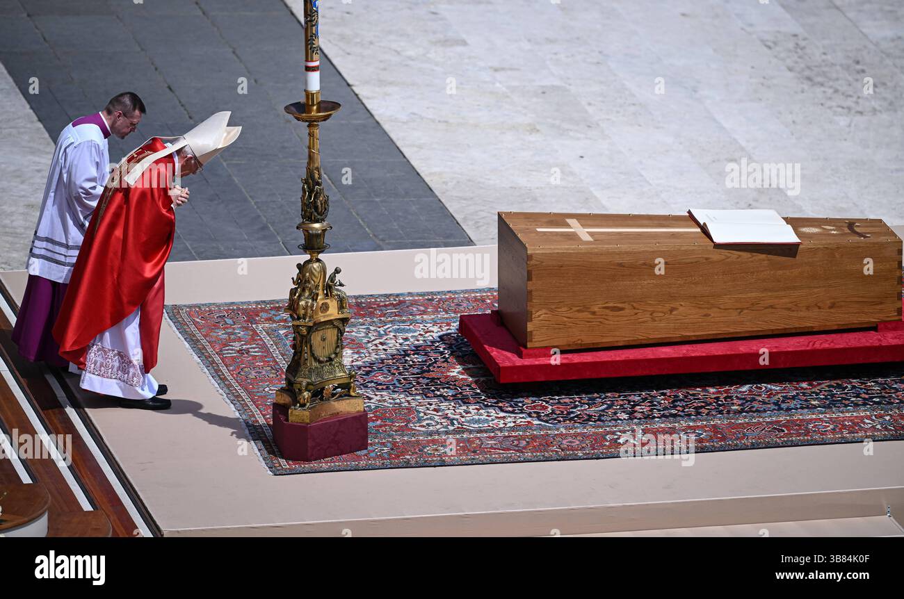 Rom, Vatikan 26.04.2025 Beerdigung Papst Franziskus: Giovanni Battista ...