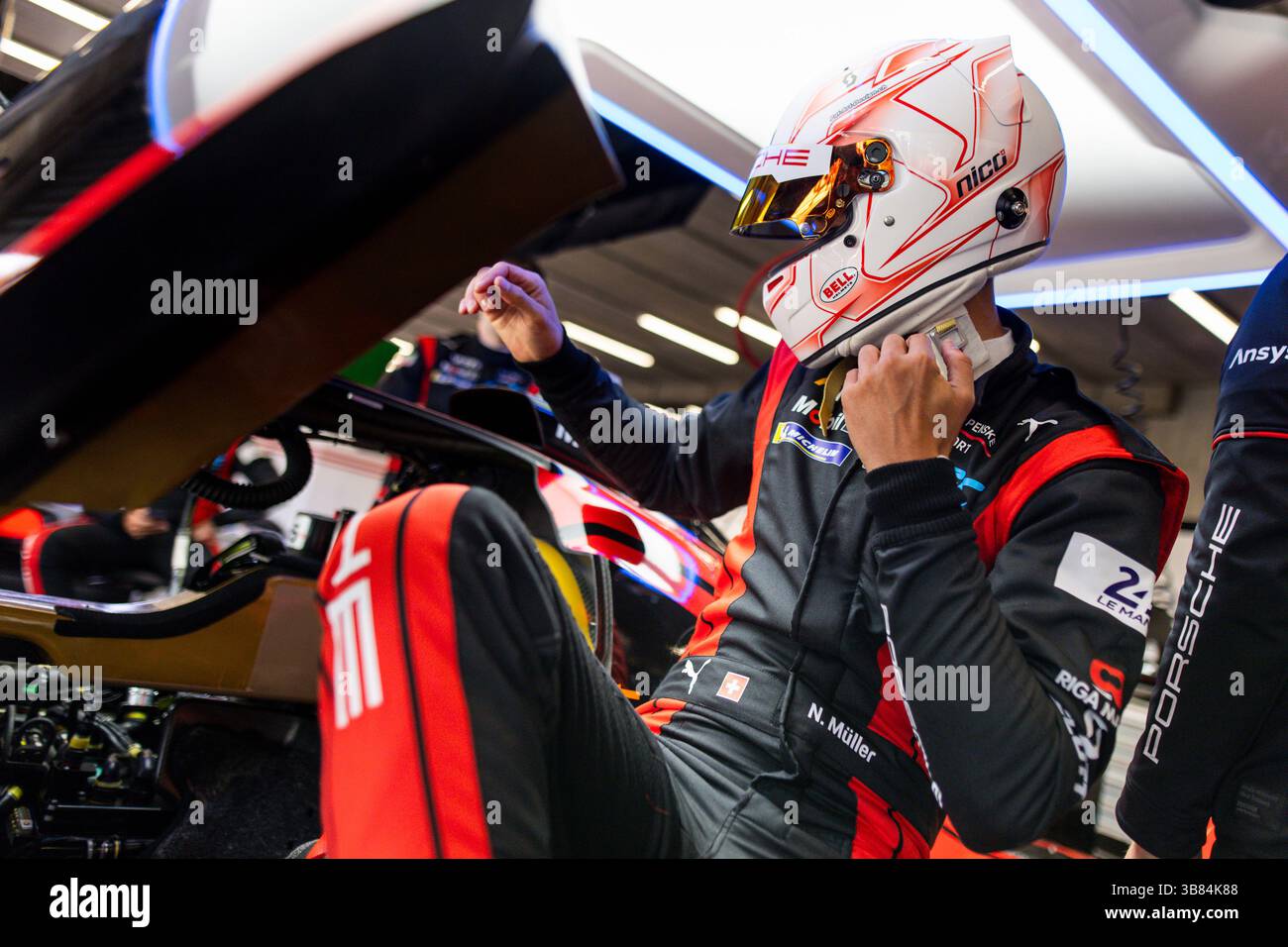 MULLER Nico (swi), Porsche Penske Motorsport, Porsche 963 #05, Hypercar, portrait during the ...