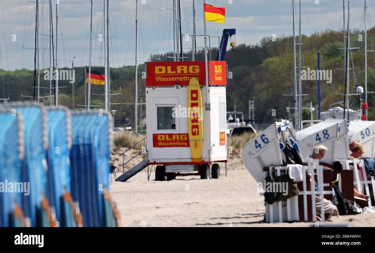 07 May 2025, Mecklenburg-Western Pomerania, Kühlungsborn: The mobile ...
