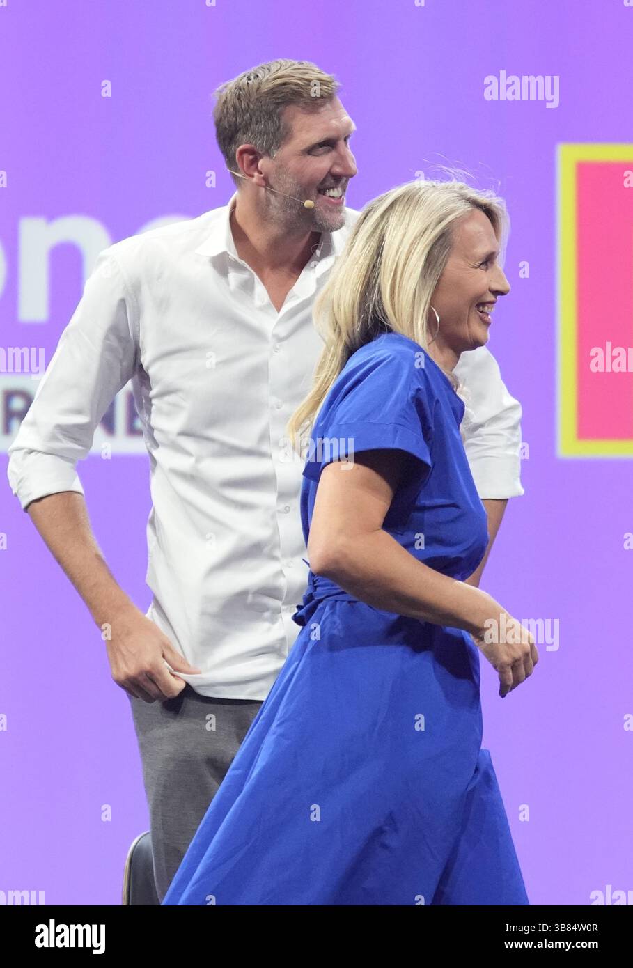 Hamburg, Germany. 07th May, 2025. Dirk Nowitzki (l), former NBA ...