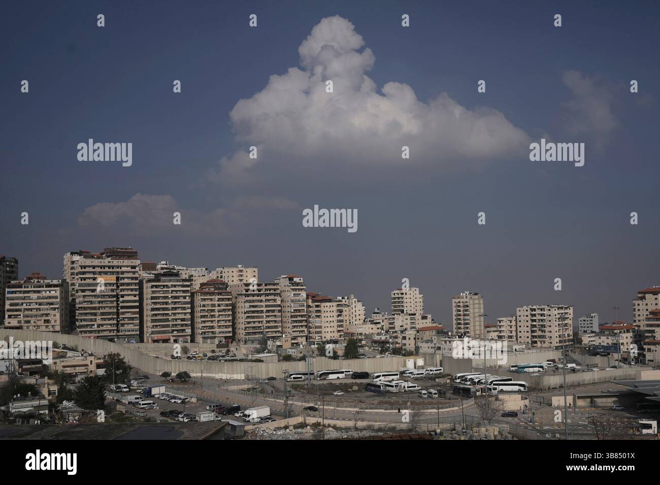 FILE - The Shuafat refugee camp is seen in Jerusalem, Monday, Jan. 27 ...