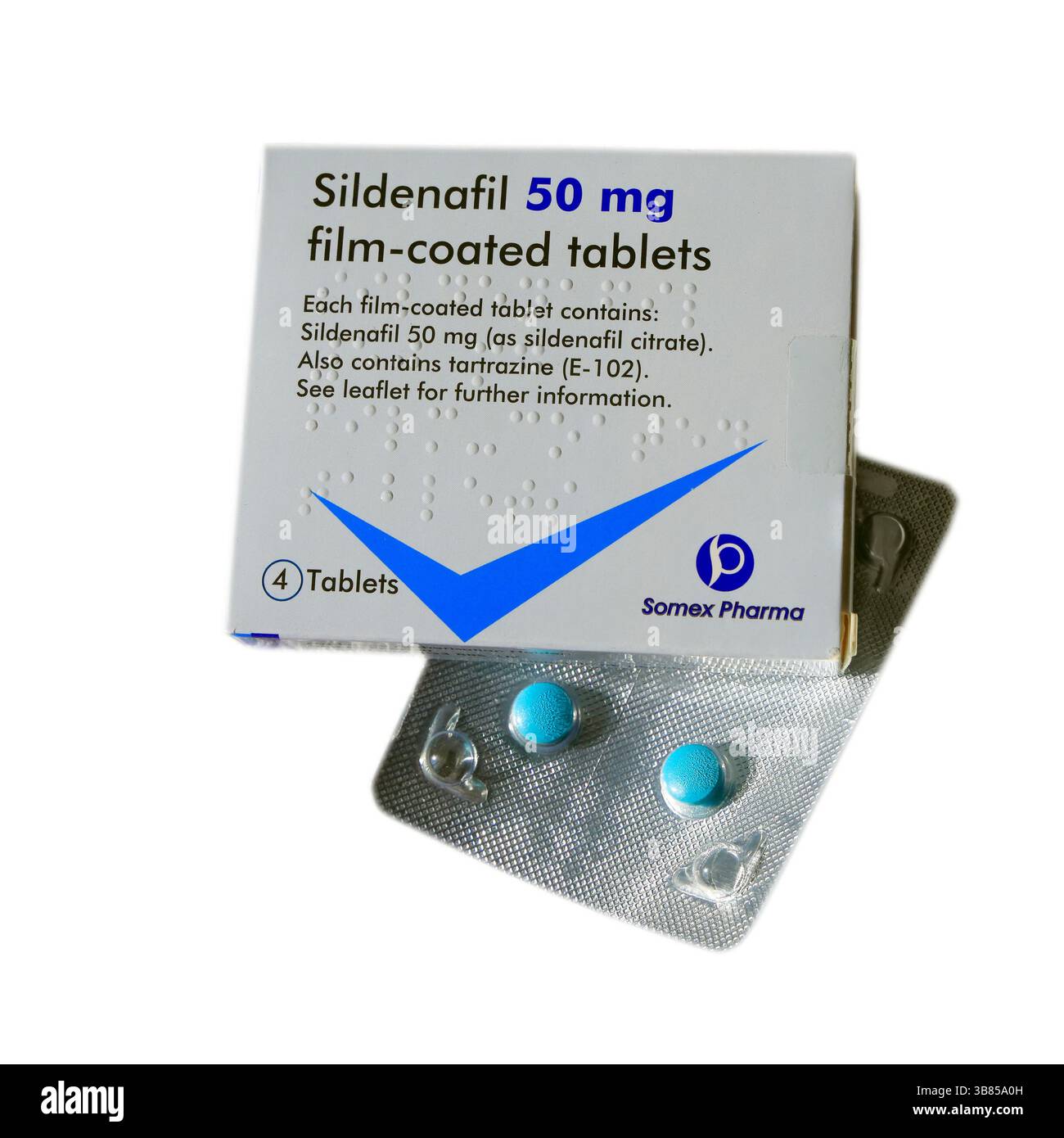 Sildenafil 50mg film-coated tablets - generic viagra - photo against ...