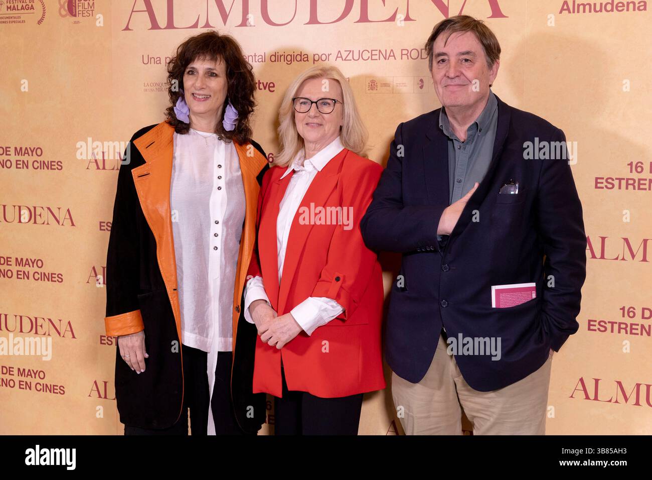 L-R) Producer Mariela Besuievsky, director Azucena Rodriguez and poet ...