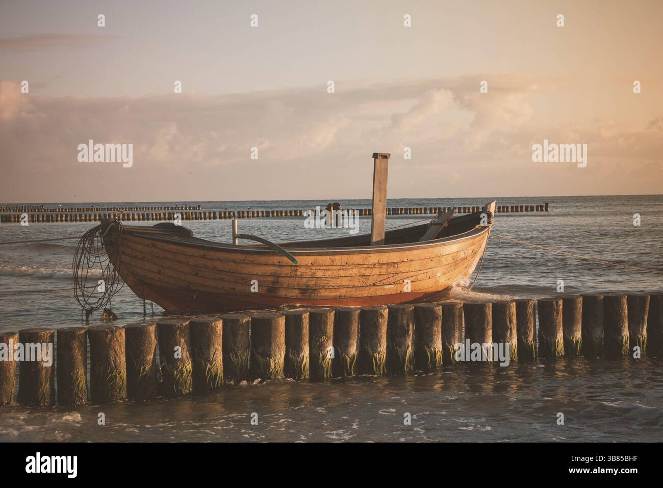 Coastline with a special dreamy mood on the beach Stock Photo - Alamy
