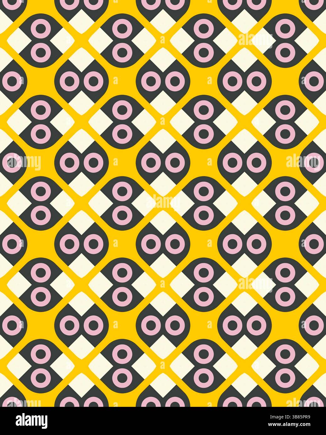 Intricate design features a repeating pattern of eyes and diamonds ...