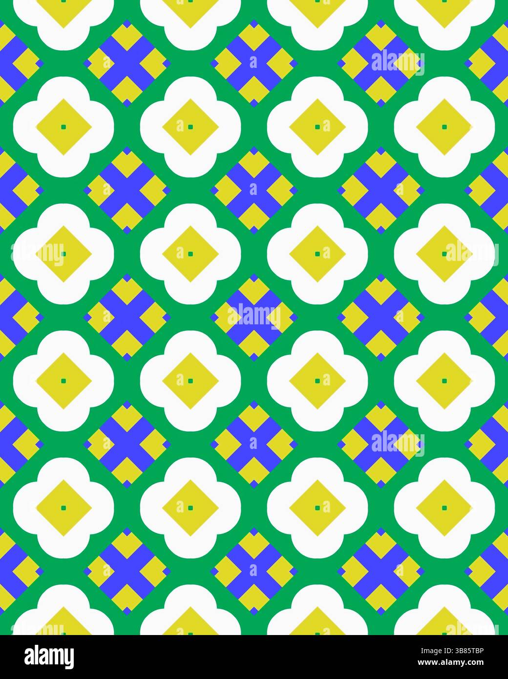 Vibrant geometric design showcases a lively arrangement of shapes in ...