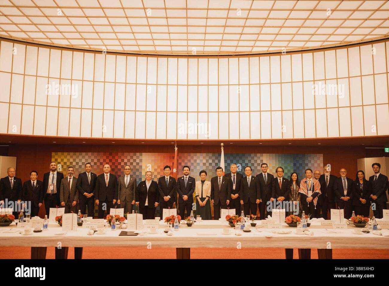 Jordanian Crown Prince Hussein bin Abdullah II visits Expo 2025 Osaka ...