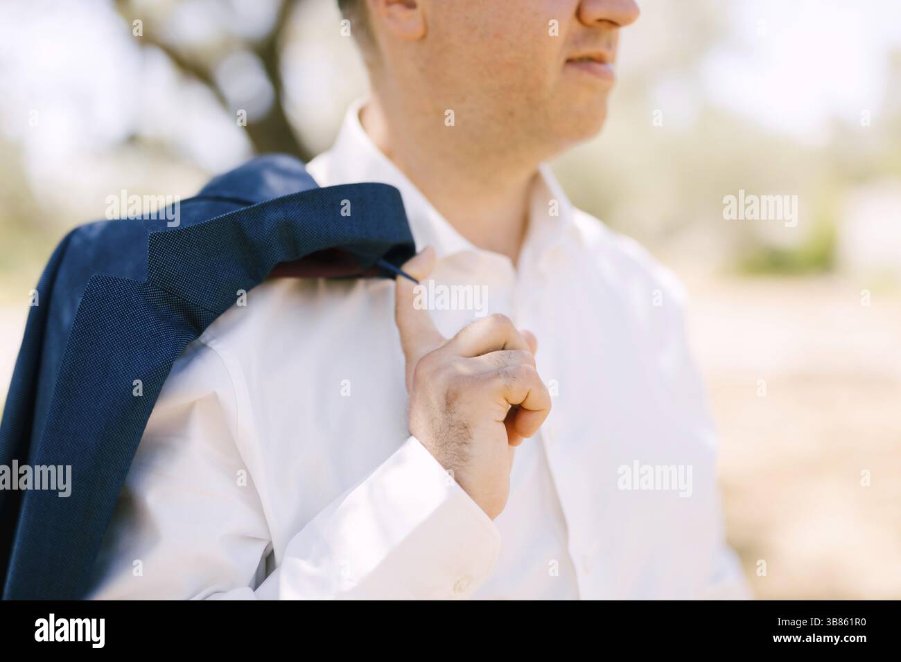 Throw over shoulder hi-res stock photography and images - Alamy