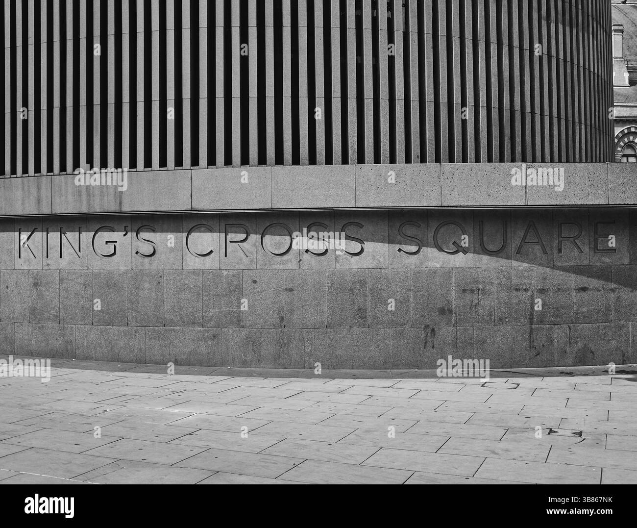 King's Cross Square, London, Grossbritannien Stock Photo - Alamy