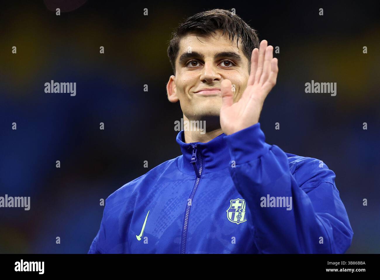 Gerard Martin of Fc Barcelona gestures during the UEFA Champions League ...