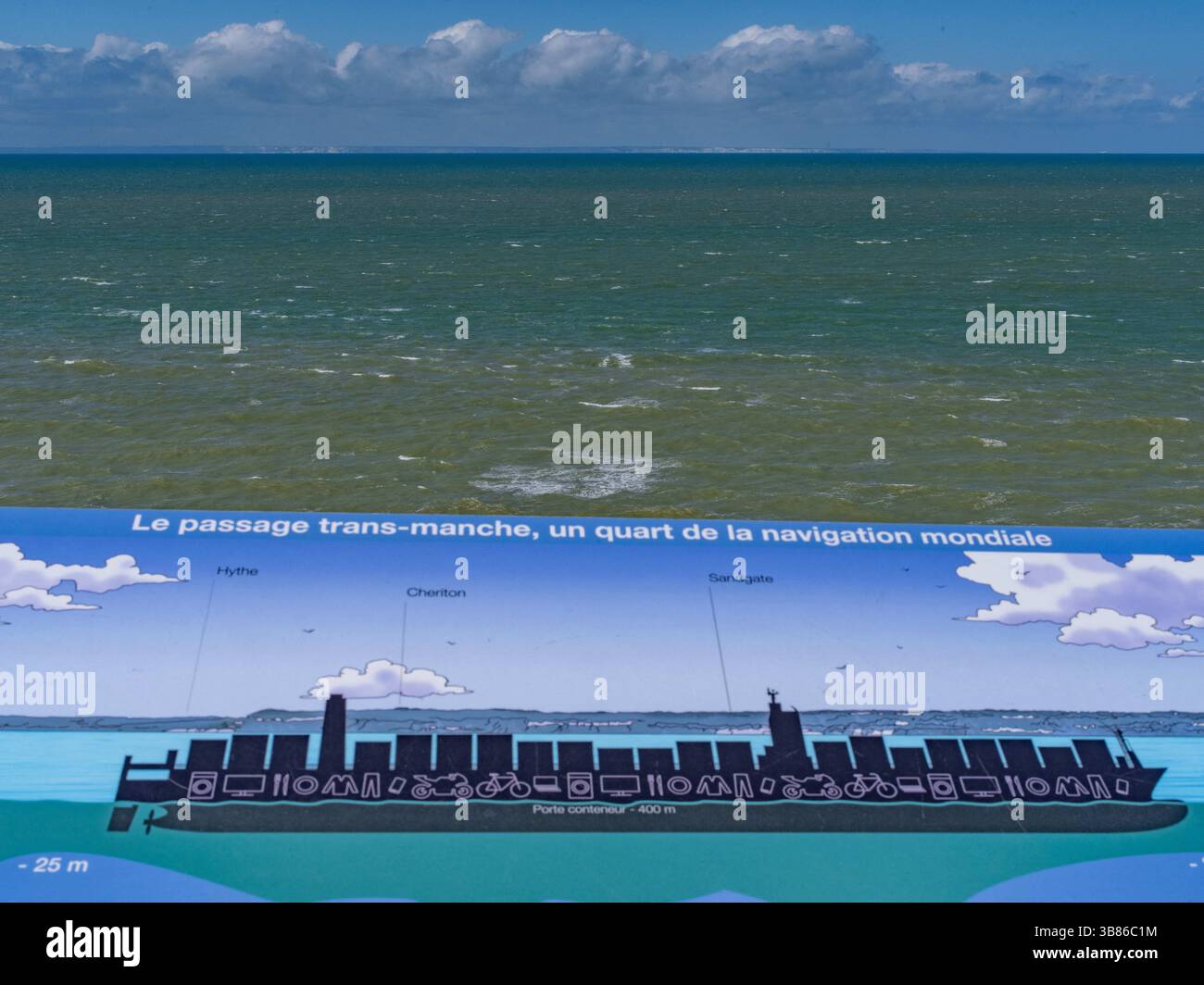 Maritime traffic in the English Channel. It's a strategic corridor for ...