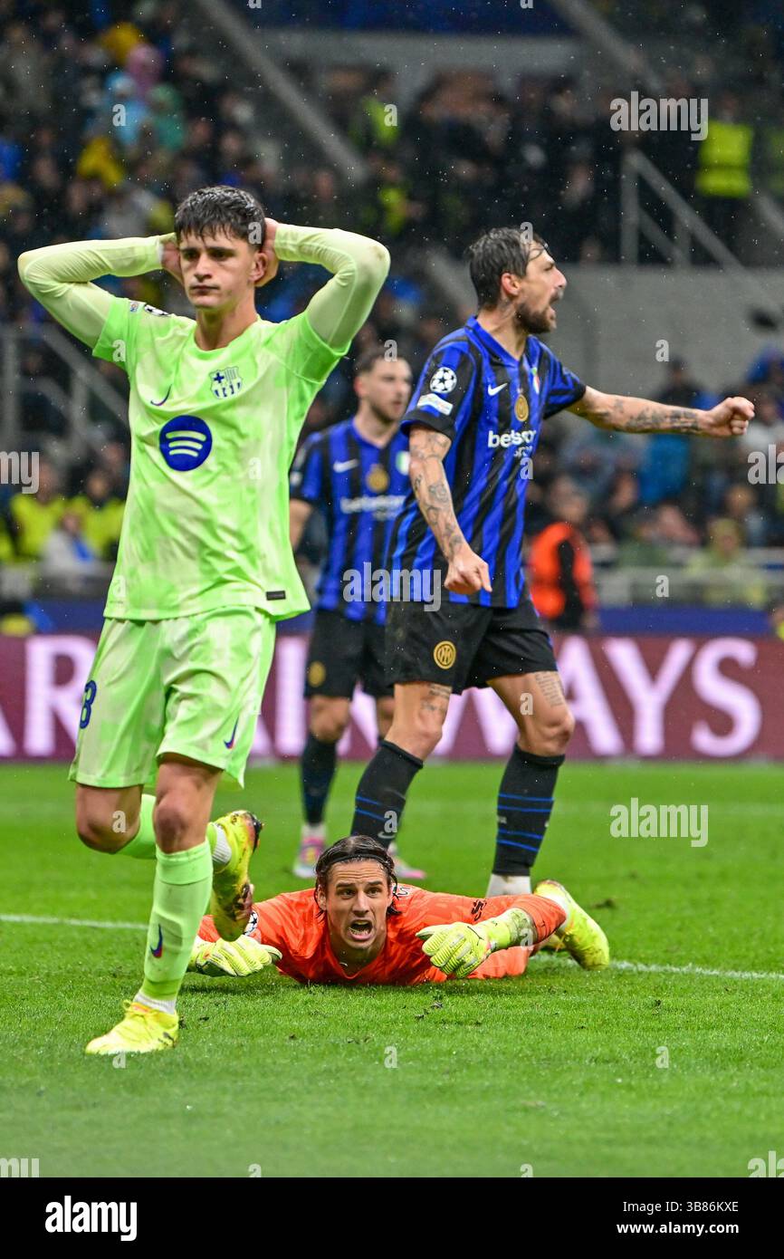 Milano, Italy. 06th May, 2025. Goalkeeper Yann Sommer (1) of Inter seen ...