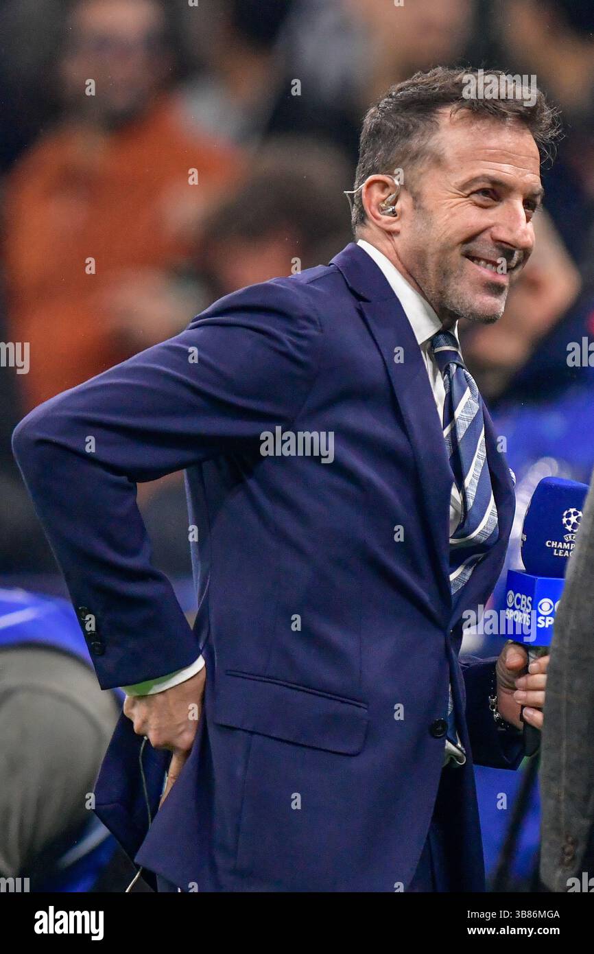 Milano, Italy. 06th May, 2025. Former footballer Alessandro Del Piero ...