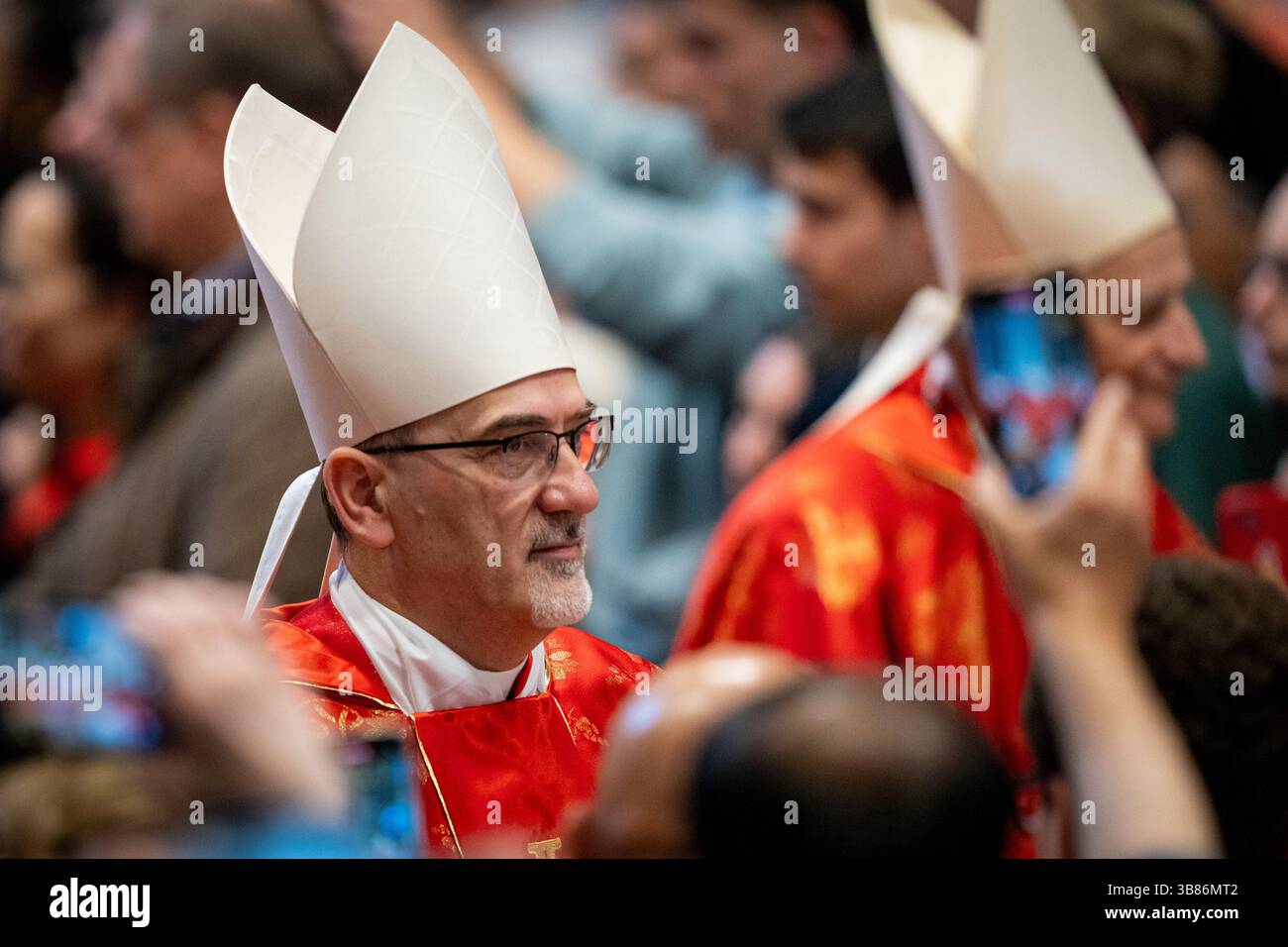 Cardinal Pierbattista Pizzaballa attends the “Pro Eligendo Romano ...
