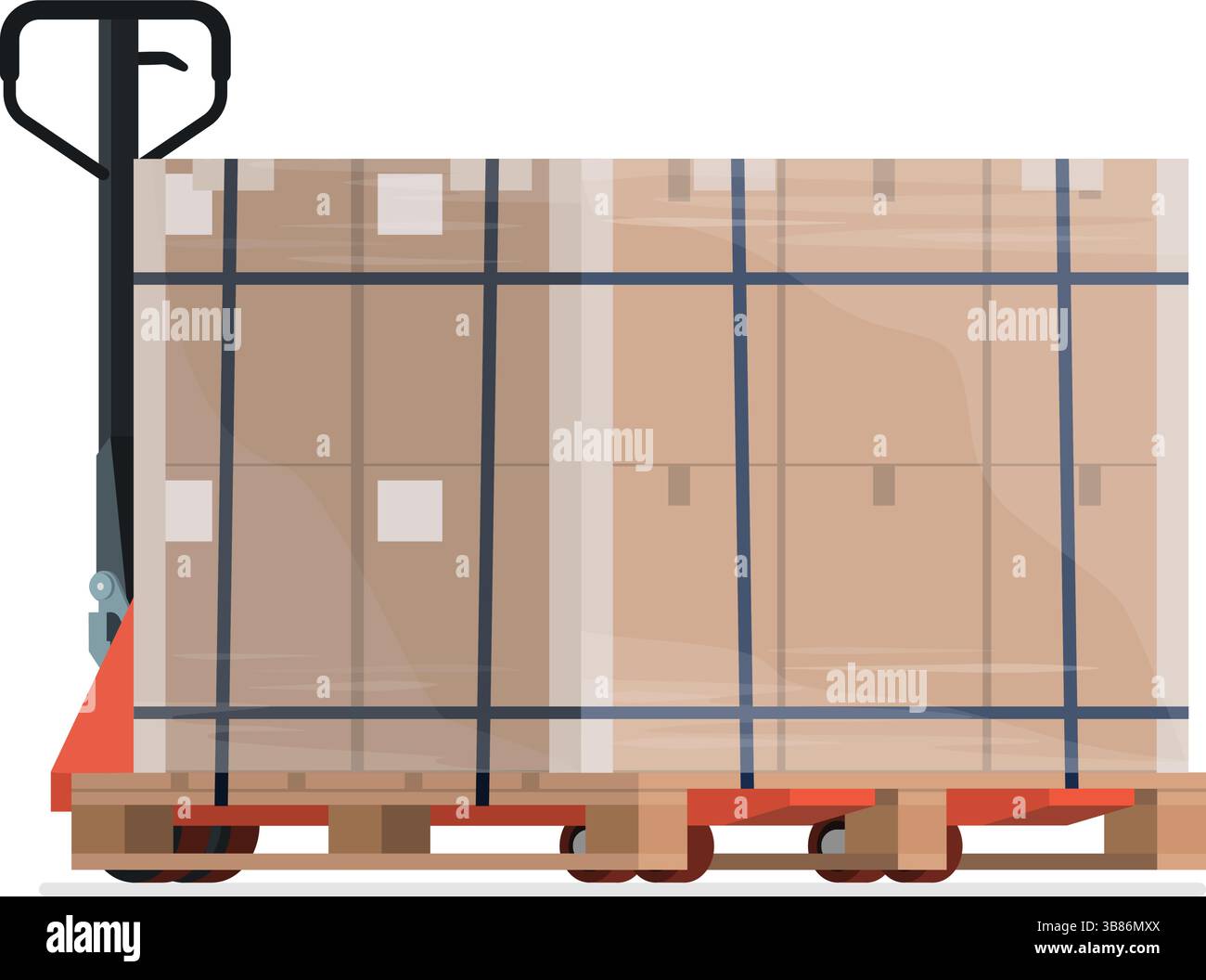 Palletize Stock Vector Images - Alamy