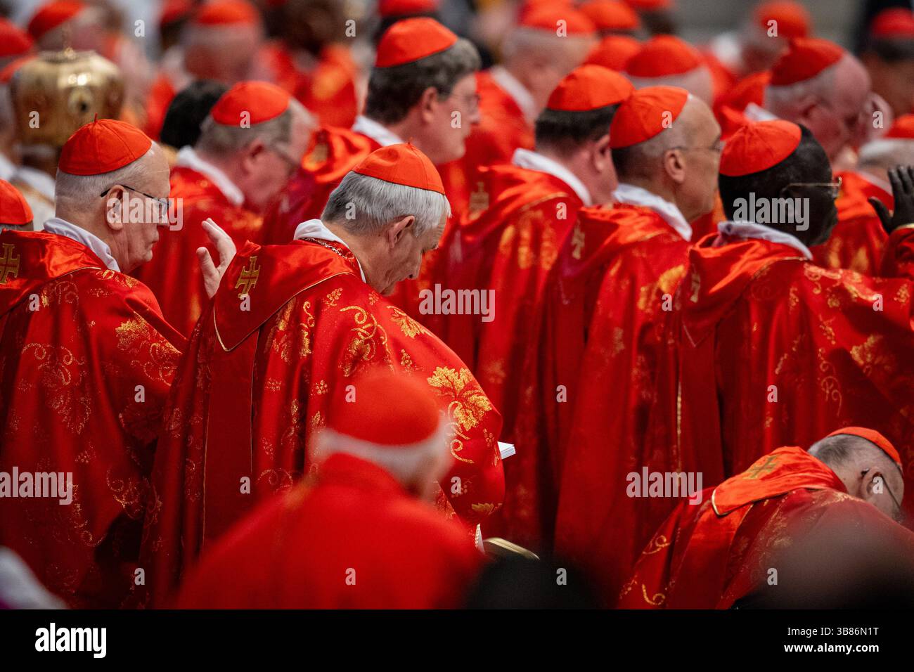 Vatican, Vatican. 07th May, 2025. Cardinal Matteo Maria Zuppi attends ...