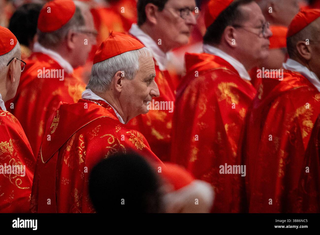 Vatican, Vatican. 07th May, 2025. Cardinal Matteo Maria Zuppi attends ...