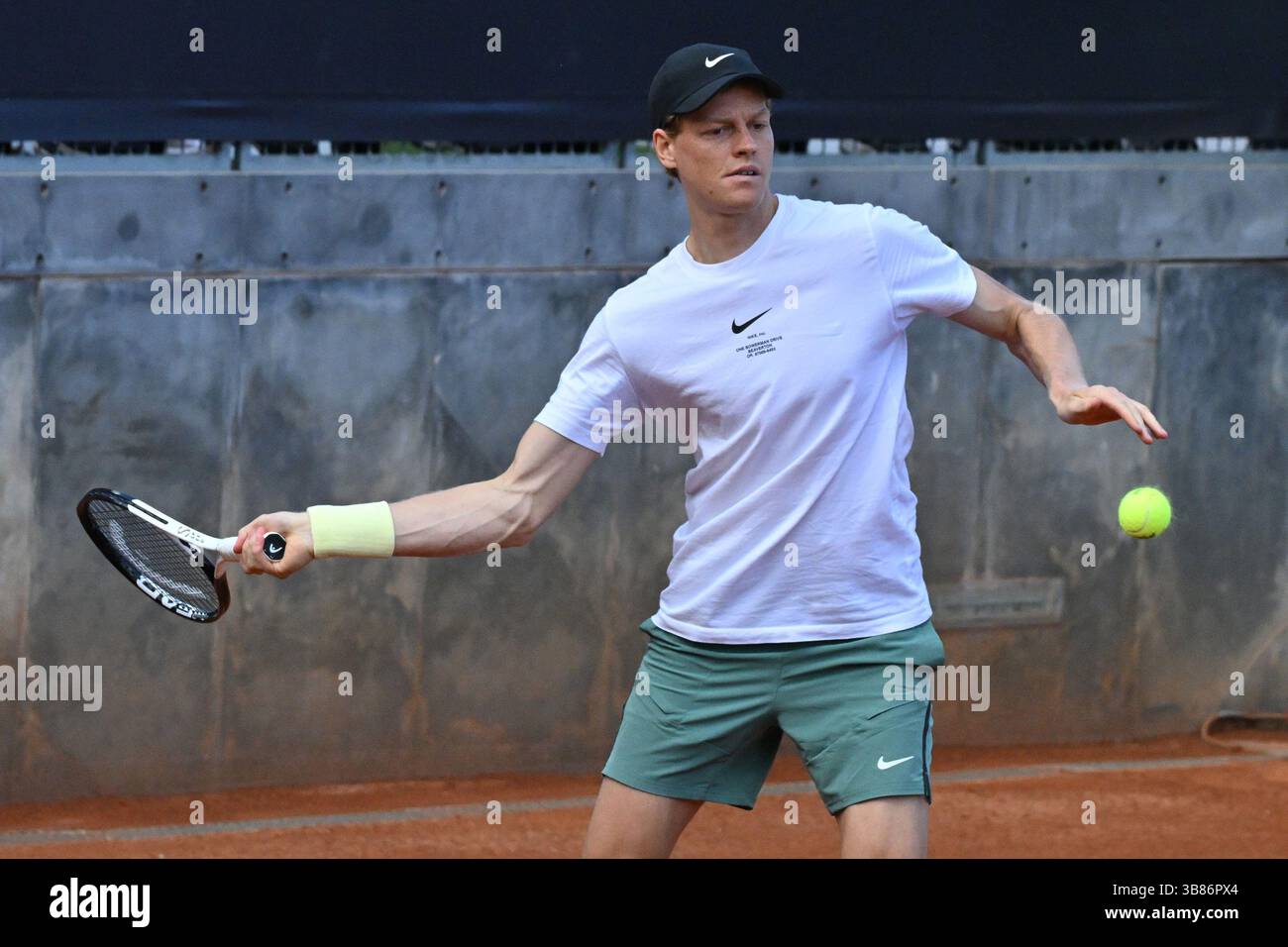 Rome, Italy. 07th May, 2025. Foro Italico, Rome, Italy - Jannik Sinner ...