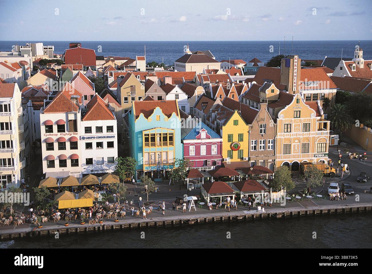 Colorful waterfront buildings. High quality photo Stock Photo - Alamy