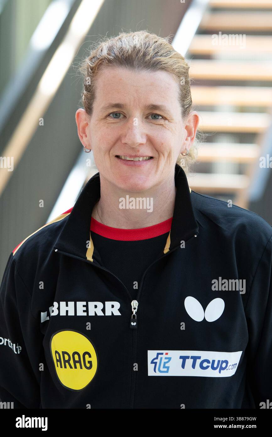 Tamara BOROS, national women's table tennis coach, portrait, portrait ...
