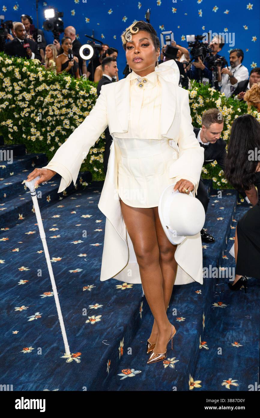 New York, USA. 5 May 2025. Taraji P. Henson attending the Metropolitan ...