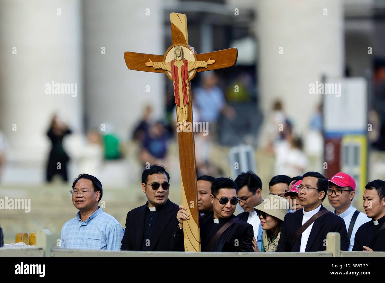 VATICAN POPE VOTE CONCLAVE Black smoke is billowing from the chimney on ...