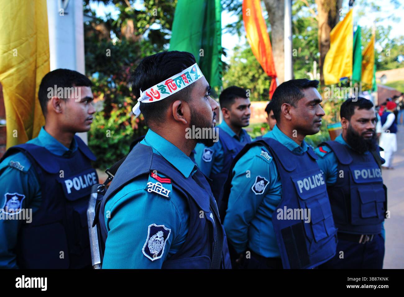 December 16, 2023: Sylhet-Bangladesh: People member wearing head ribon ...