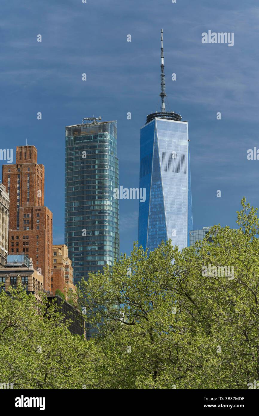 view of the New World Trade Centre, Manhattan, New York, U.S.A Stock ...