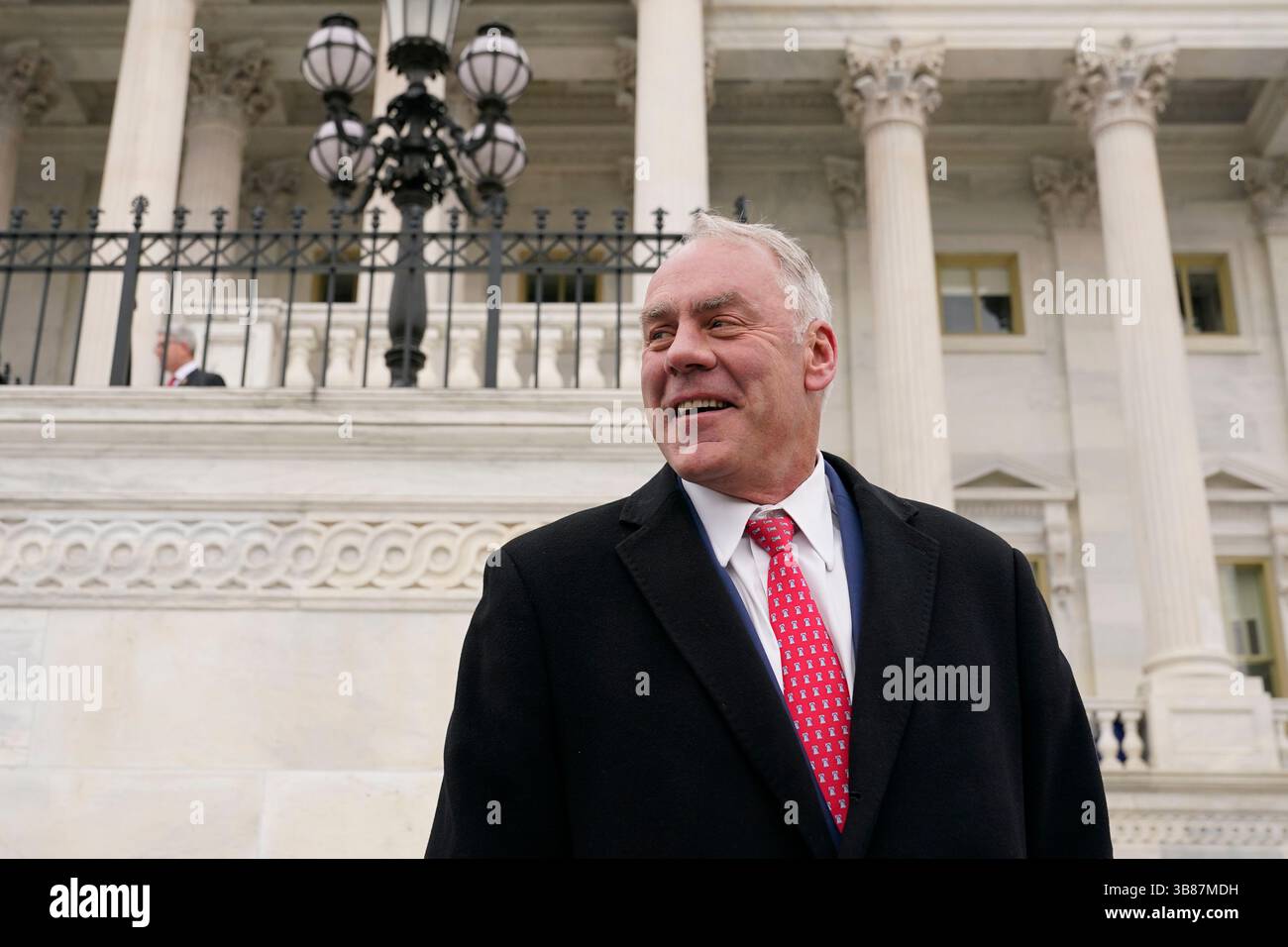 FILE - Then Rep.-elect Ryan Zinke, R-Mont., stands on the East Front of ...