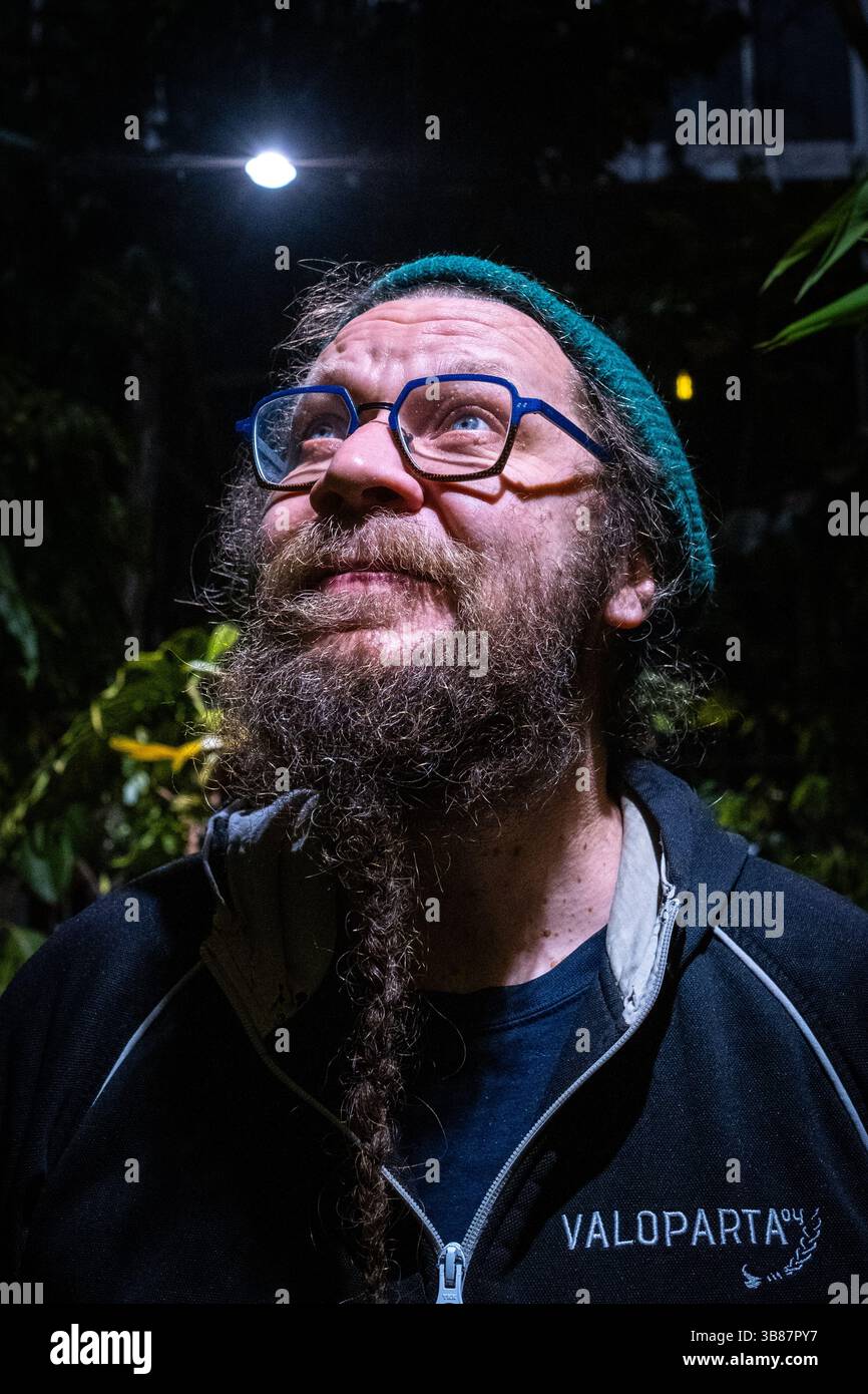 Artist Kari Kola who took over Botania Park in 2018 to turn it into a ...
