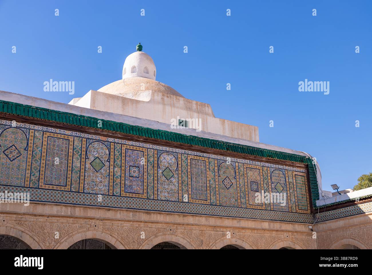 A picture of the Mosque of the Barber or Zawiya of Sidi Sahib in ...