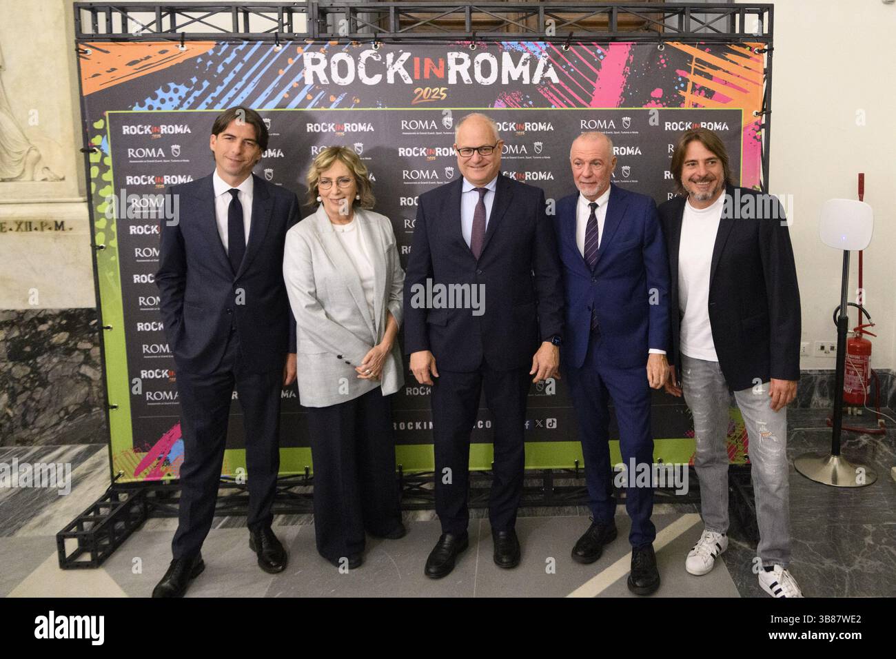 Rome, Italy. 07th May, 2025. Alessandro Onorato, Simona Sala, Roberto ...