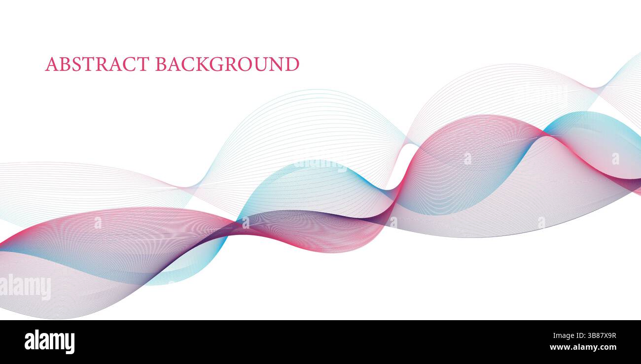 Colorful wave pattern design Stock Vector Images - Alamy