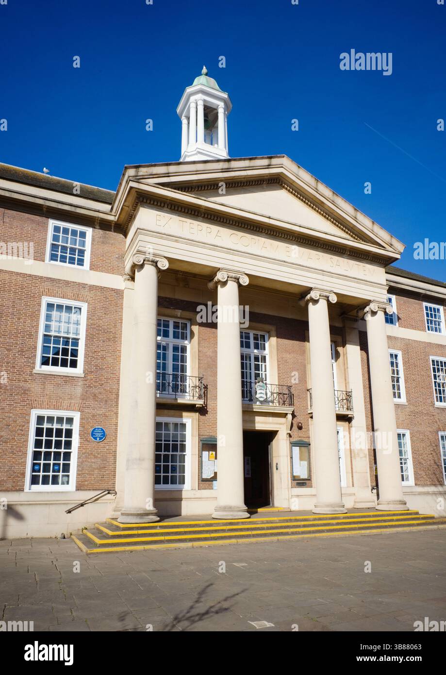 Worthing council offices main door Stock Photo - Alamy