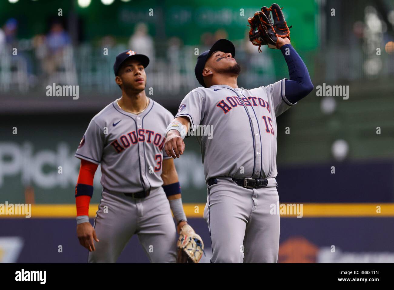 MILWAUKEE, WI - MAY 06: Houston Astros third base Isaac Paredes (15 ...