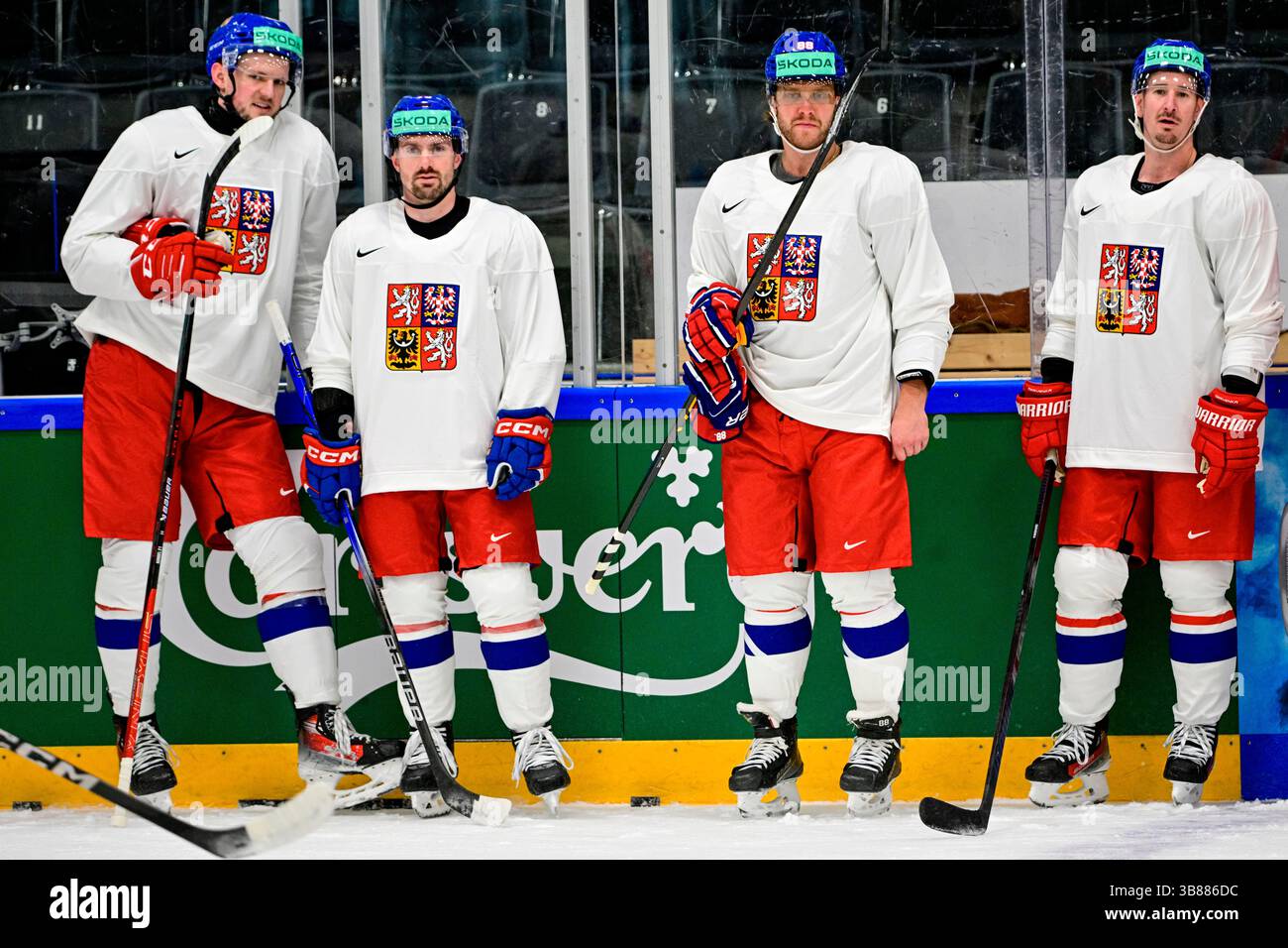 Herning, Denmark. 07th May, 2025. From left Jachym Kondelik, Jakub Flek ...