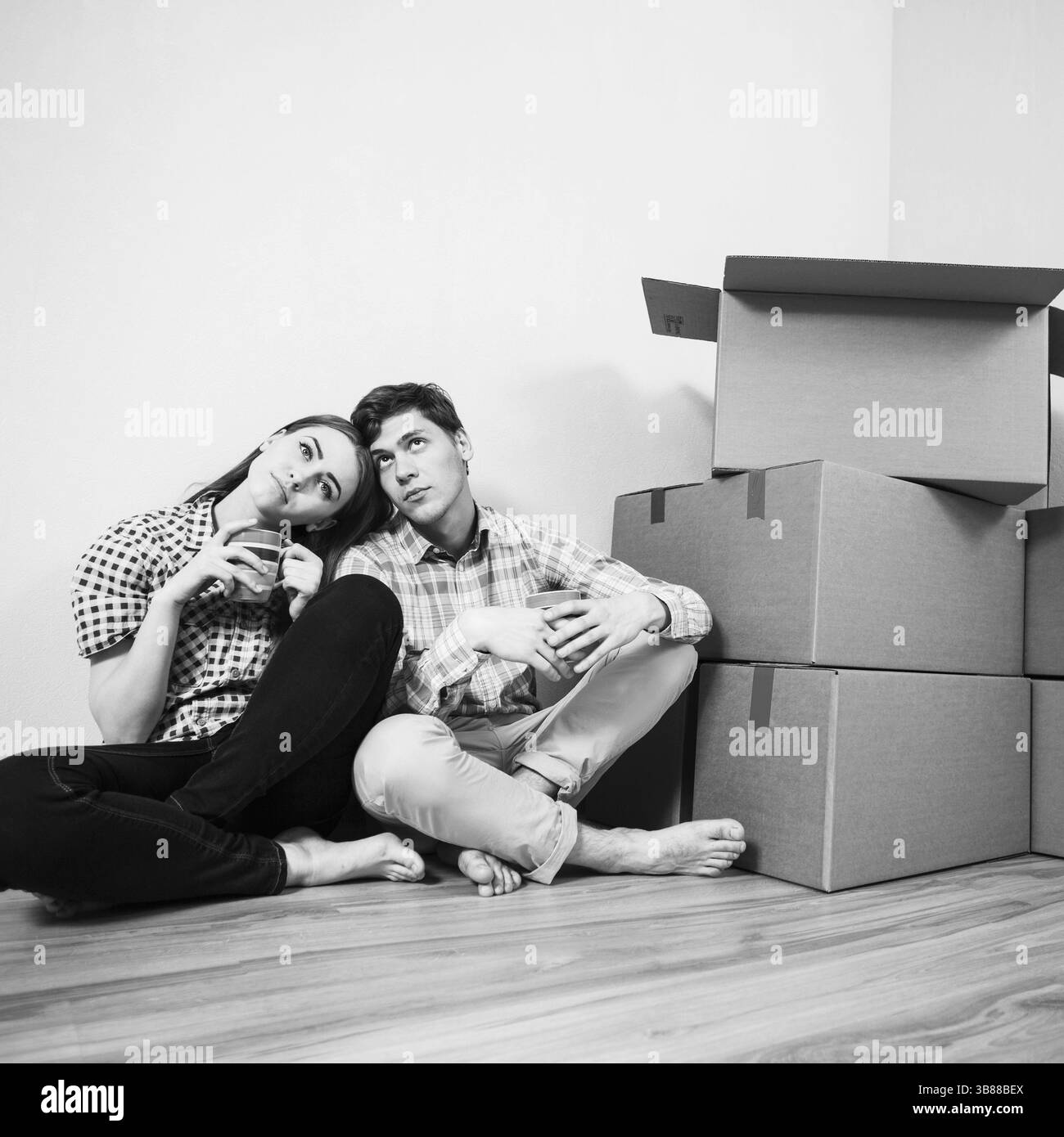 Single person apartment Black and White Stock Photos & Images - Alamy