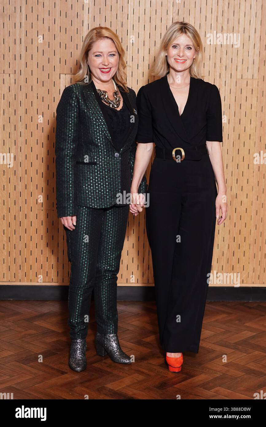 Anna Smith(left) and Rosie Fellner arriving for the UK premiere for The ...